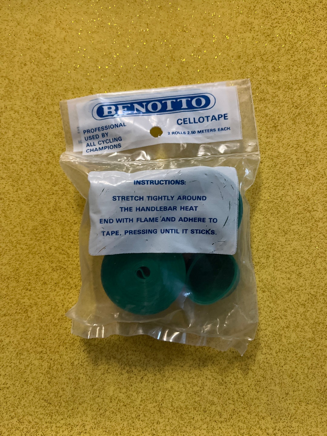 New Old Stock Package of Green Benotto Cellotape - Bar Handle Tape - Etsy