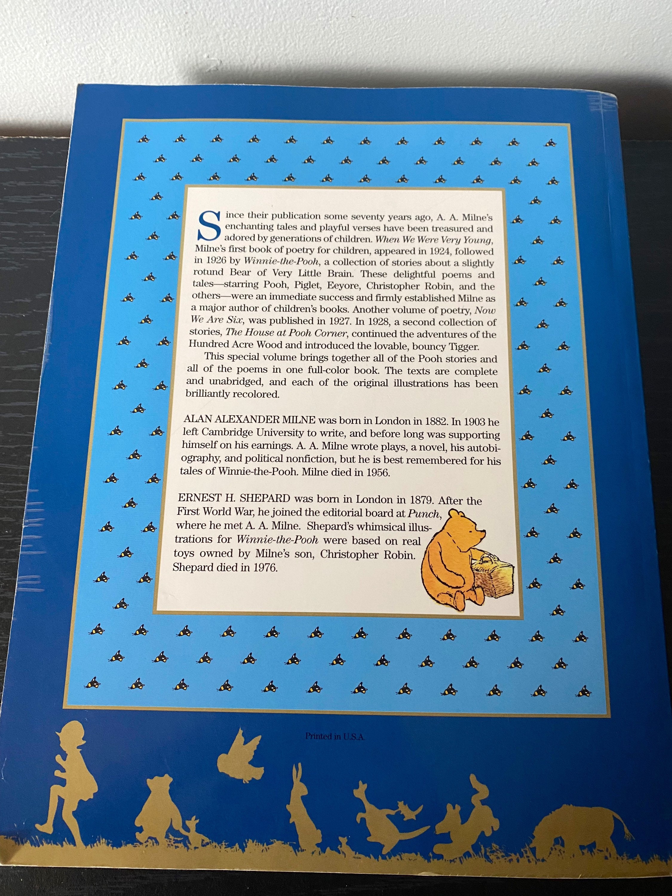 A.A. Milne 1996 the Complete Tales & Poems of Winnie the Pooh Book - Etsy