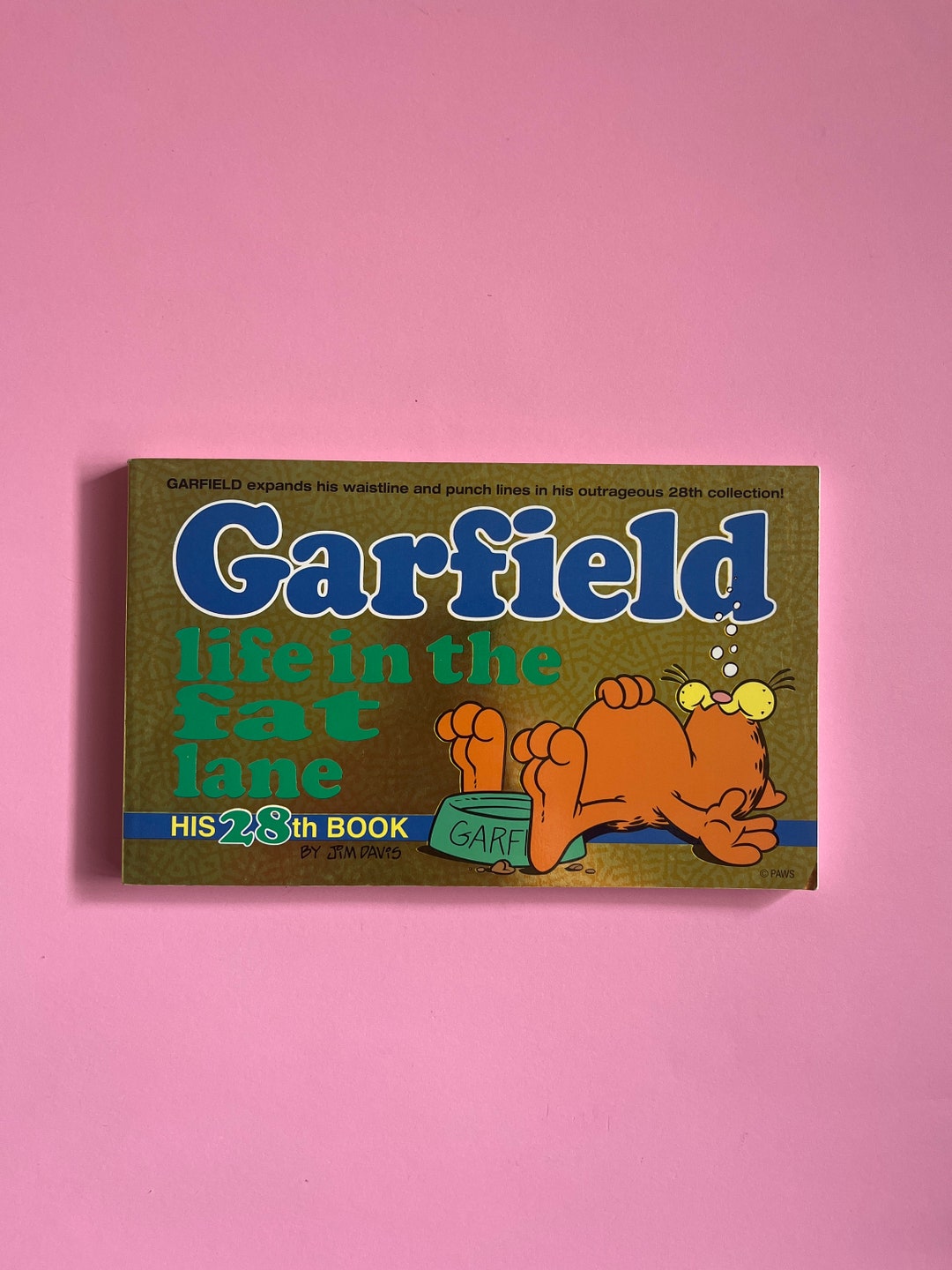 Vintage Garfield Comic Garfield Life in the Fast Lane His 28th - Etsy