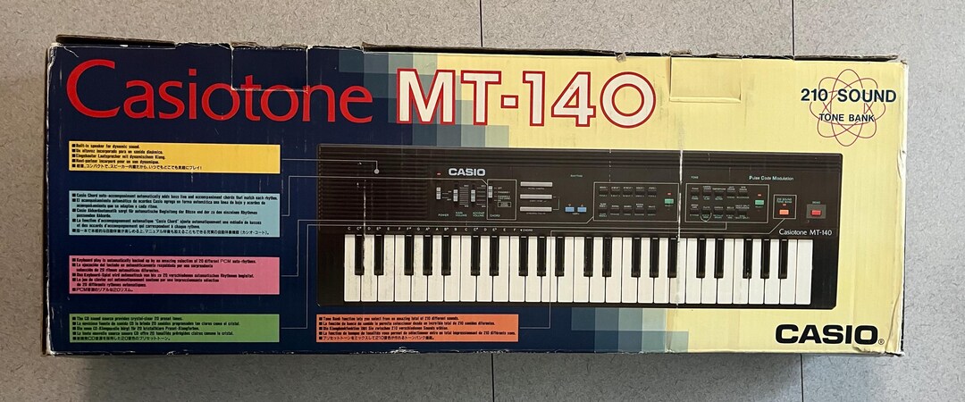 Vintage Casio Keyboard MT-140 - Etsy
