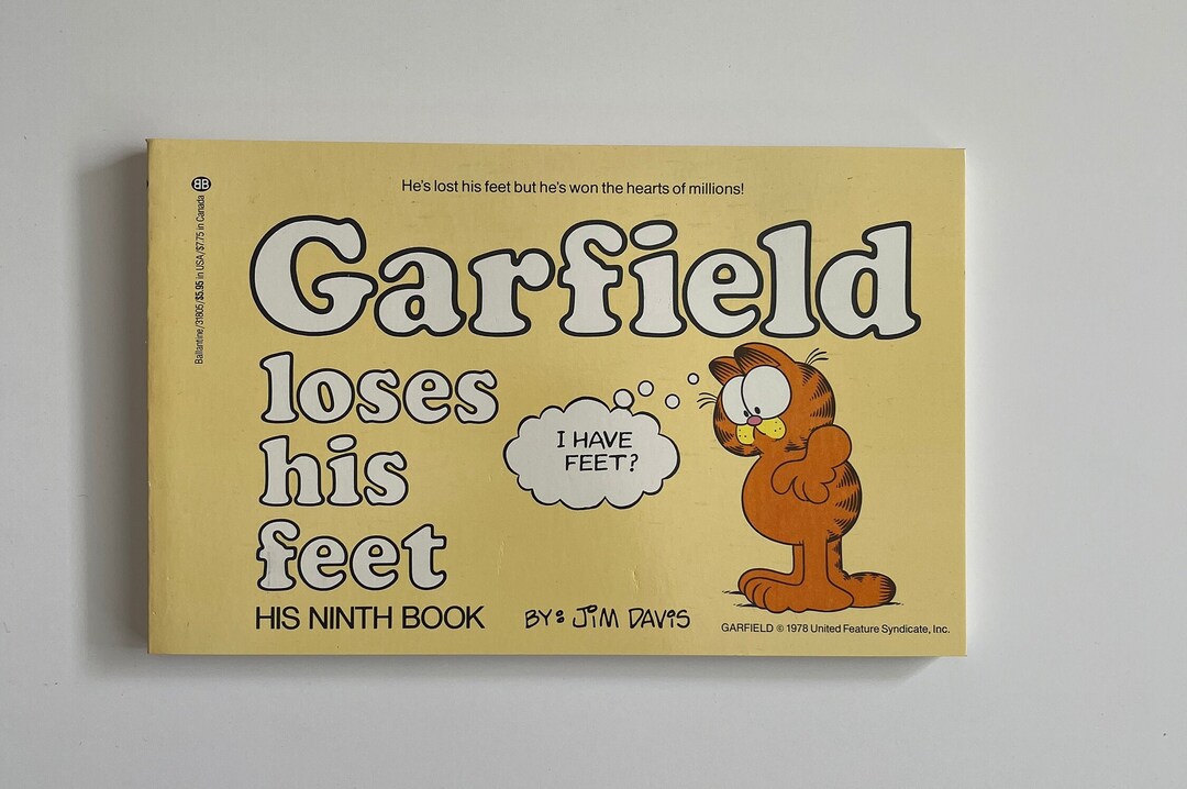 Garfield Loses His Feet, His Ninth Book in Excellent Used Condition - Etsy