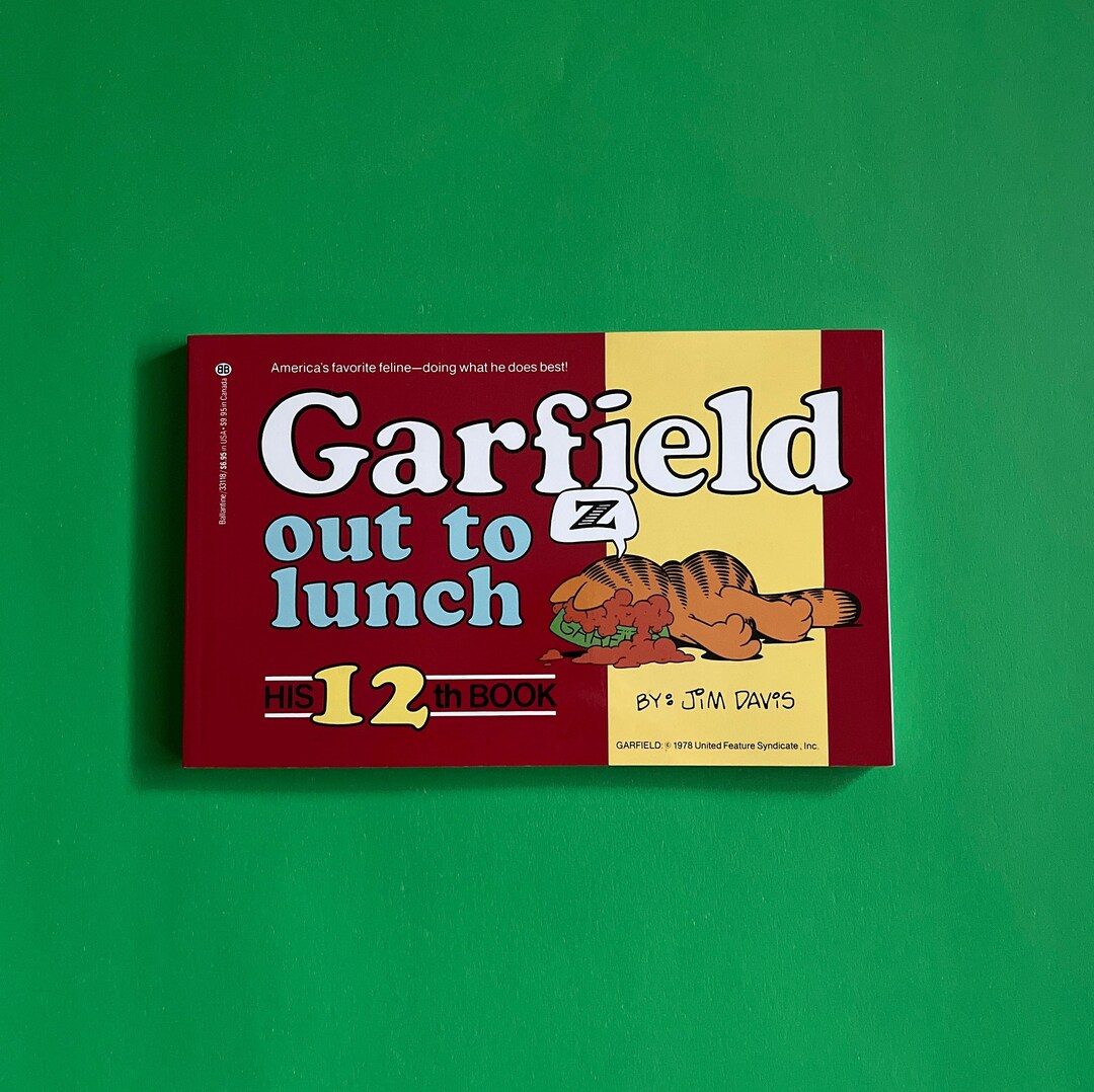 Garfield Comic Book Garfield Out to Lunch His 12th Book in - Etsy