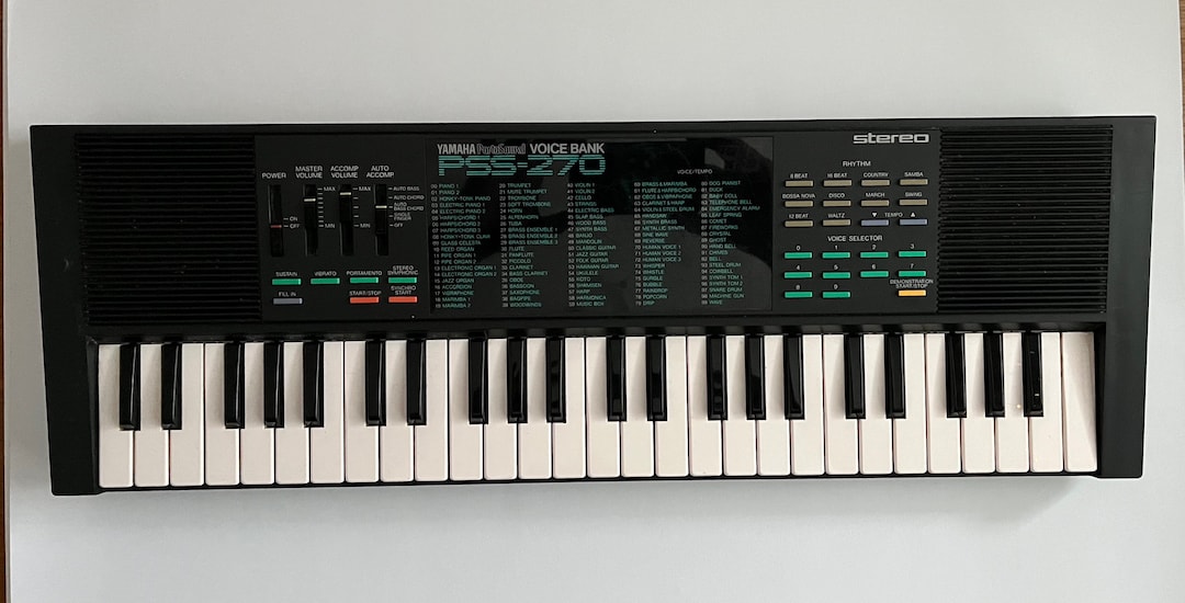 Vintage Yamaha Porta Sound Keyboard Mosel PSS-270 - Etsy