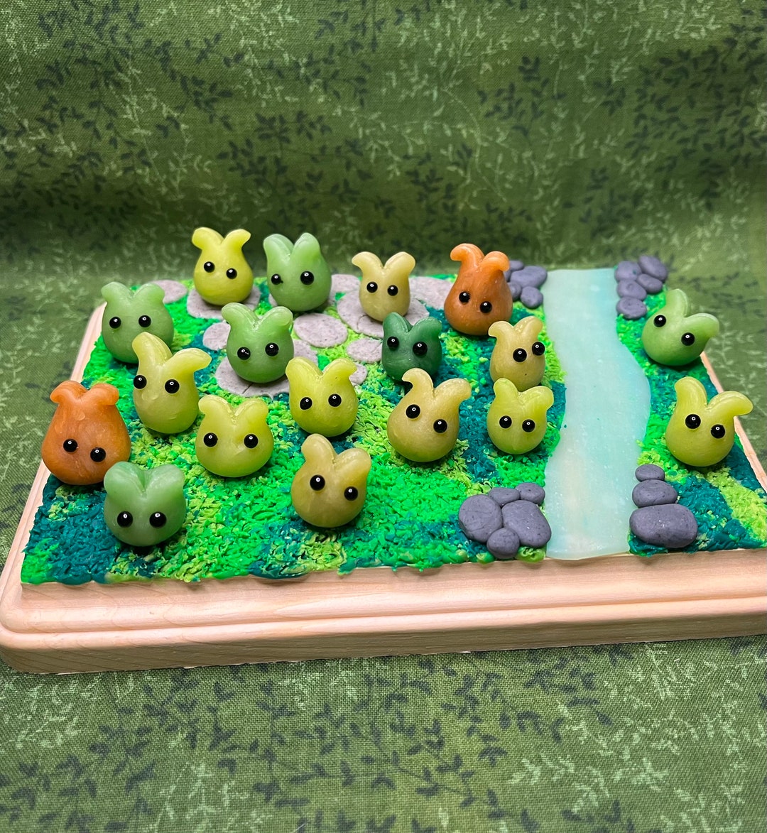 Earth Element Mystery Bag - 1 Wisp - Small Magnetized Figurine - Will O ...