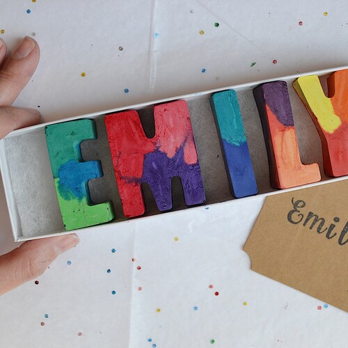 Personalized Crayon Names - Etsy