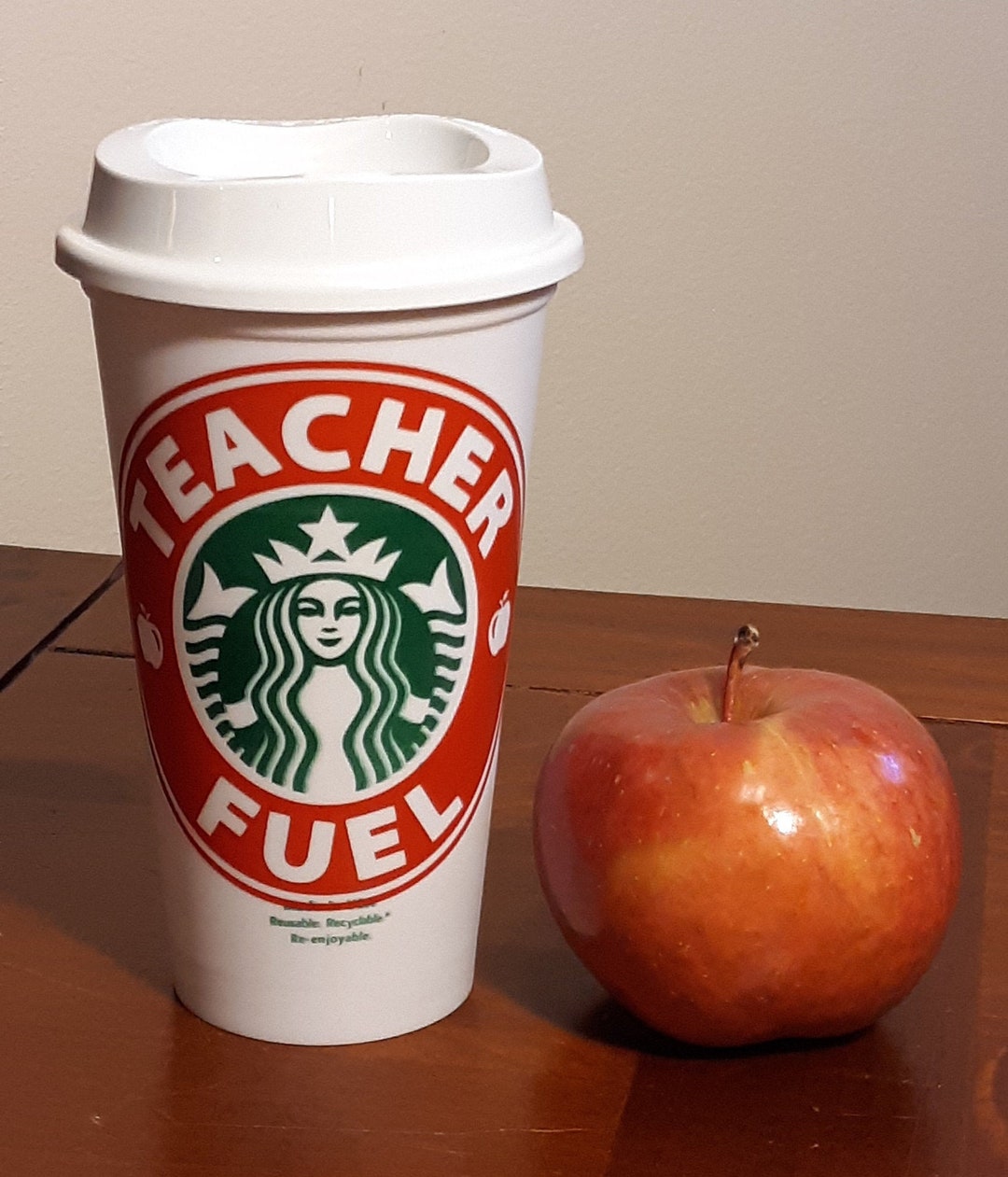 Teacher Appreciation Gift- Teacher Fuel Personalized Starbucks Cup ...