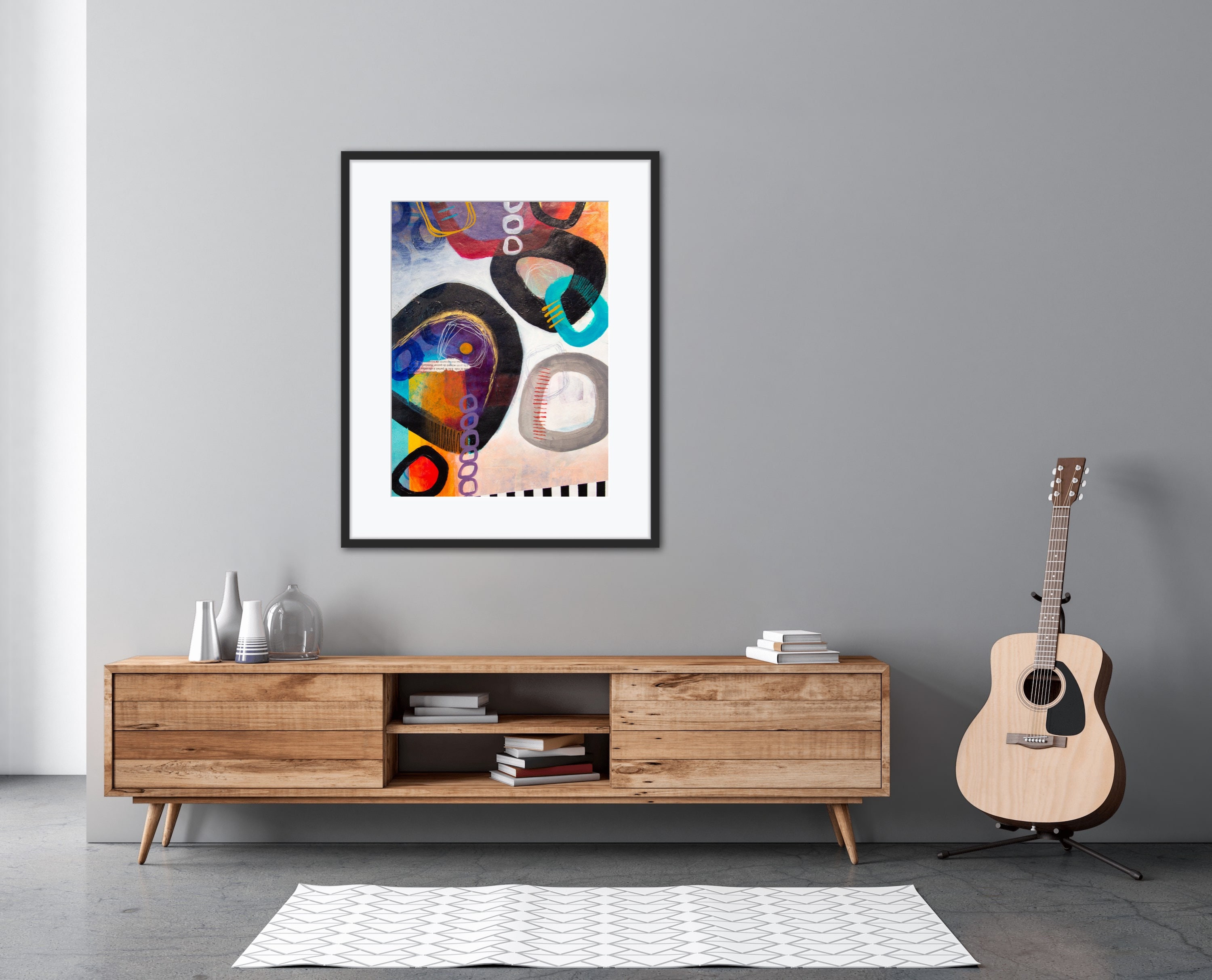 Abstract Painting, Original Unique Artwork, Abstract Artwork, Living ...