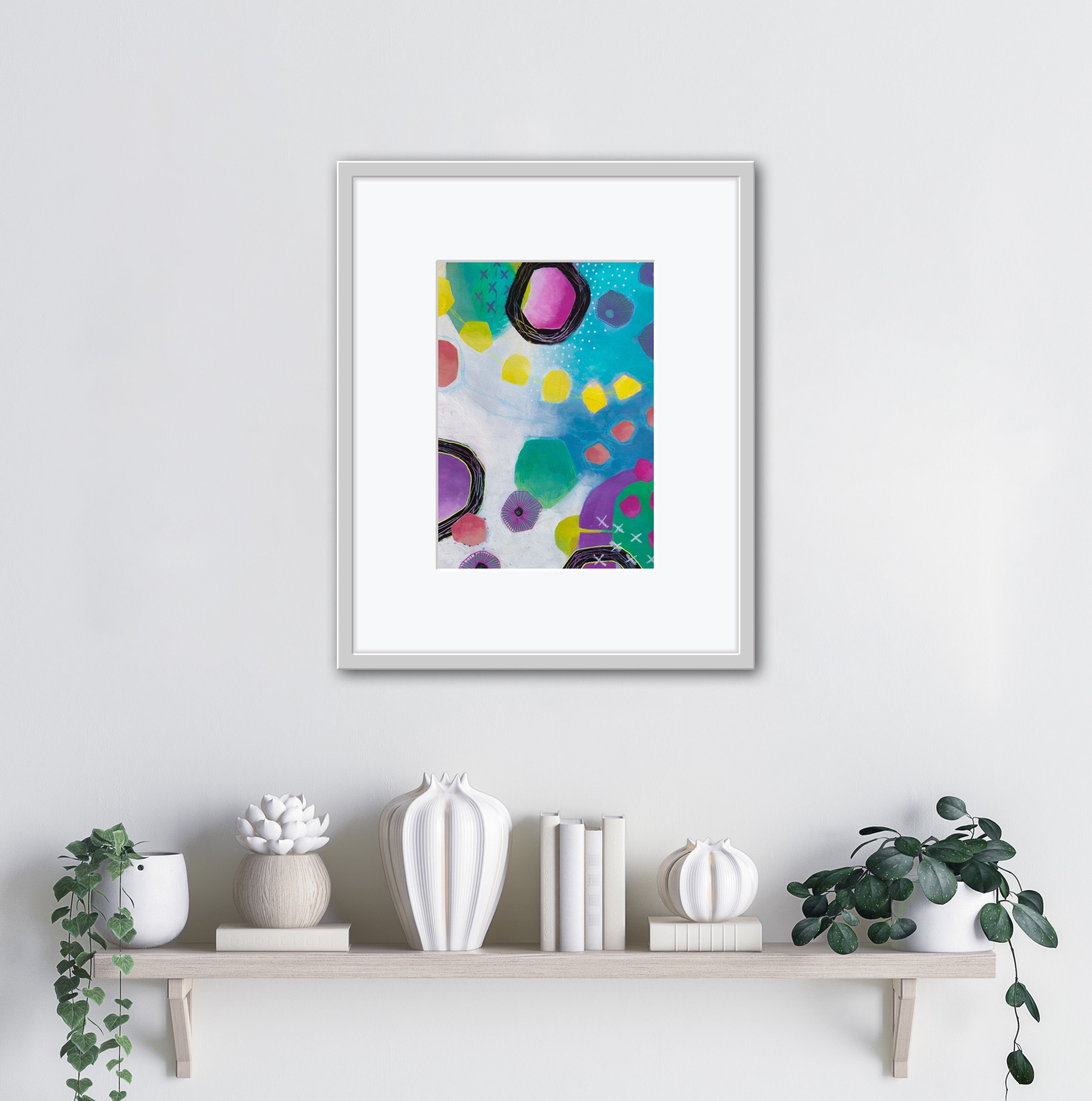 Abstract Painting, Original Unique Artwork, Abstract Artwork, Blue ...