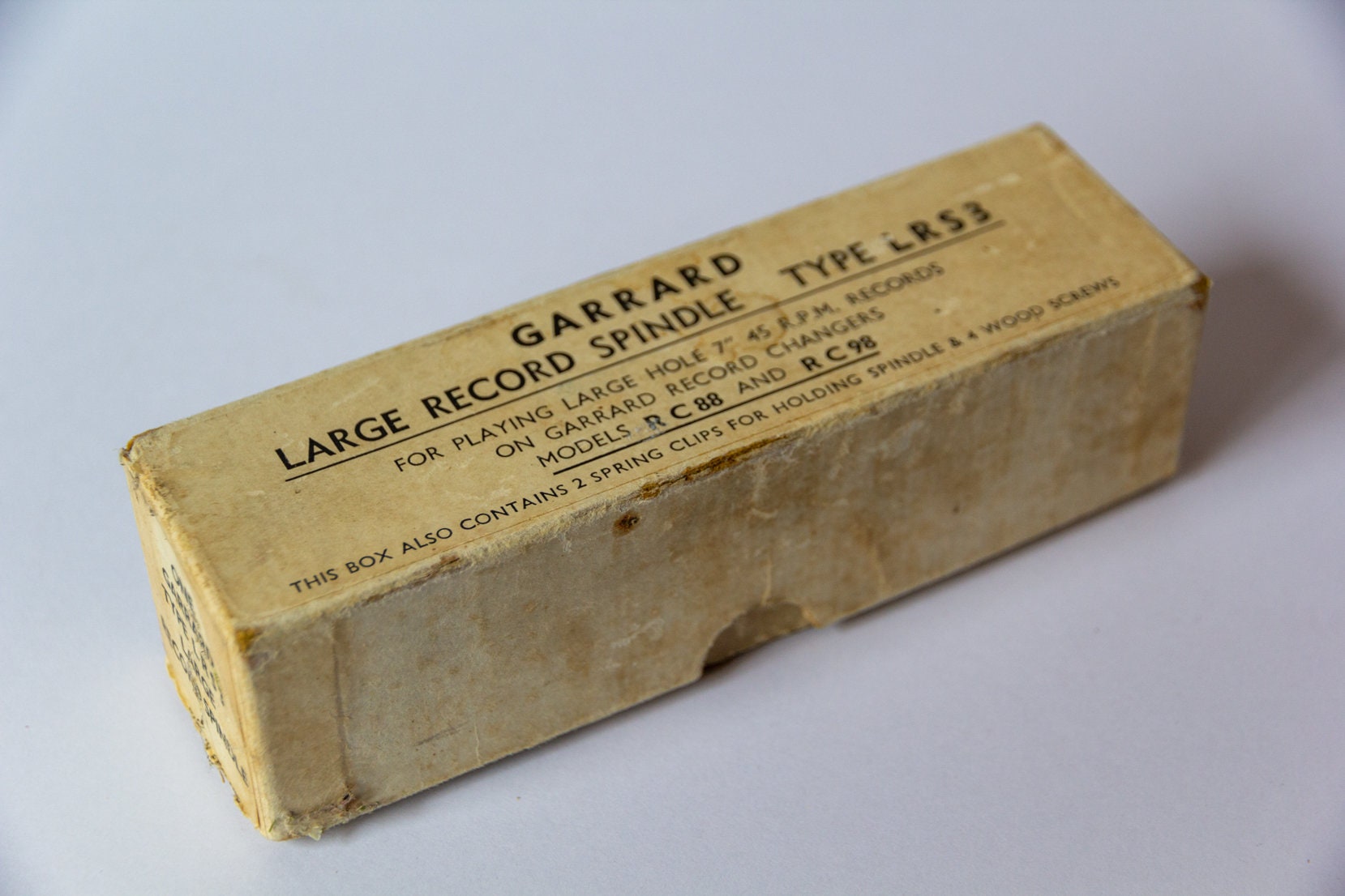 Vintage Garrard Large Record Spindle - Made in England! - Etsy