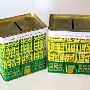 Australian Commonwealth Bank Money Boxes Circa 1970 Set of - Etsy
