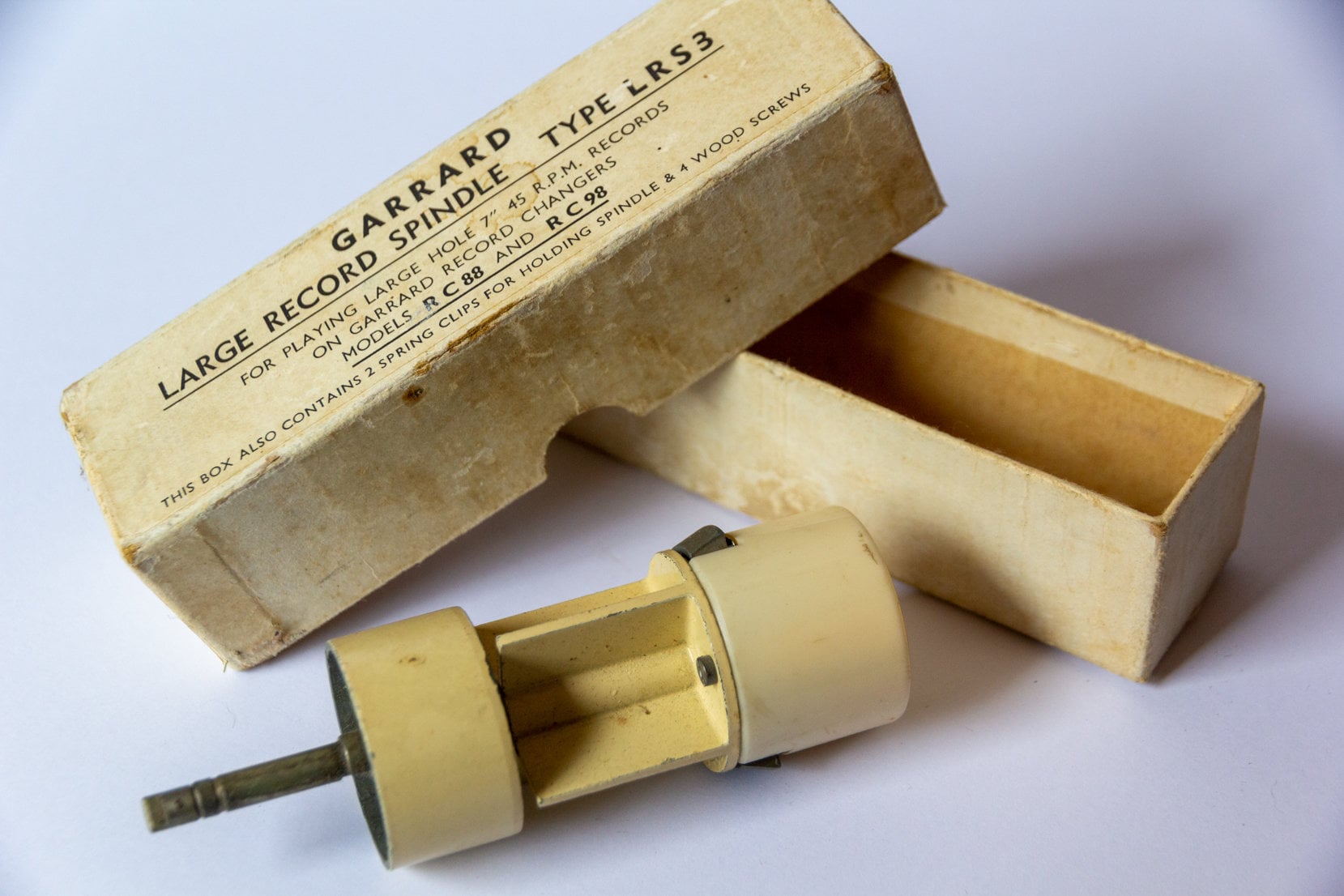 Vintage Garrard Large Record Spindle - Made in England! - Etsy