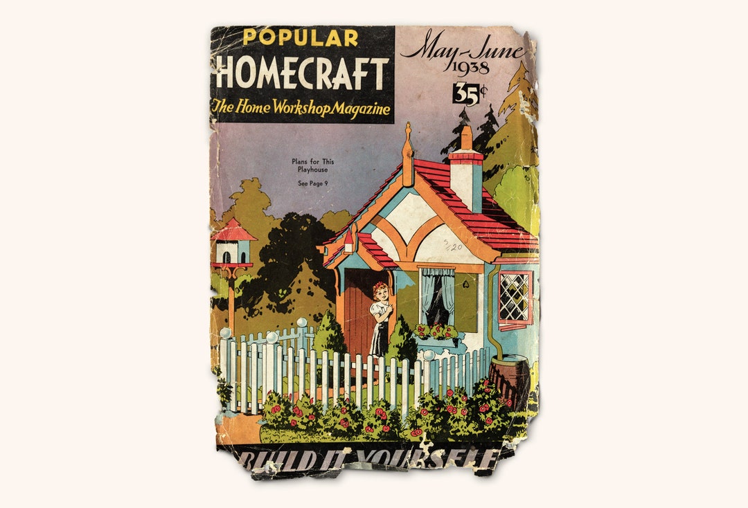 Popular Homecraft Magazine Cover 1938 - Etsy