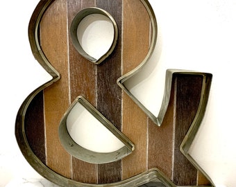 Rustic Ampersand | Etsy