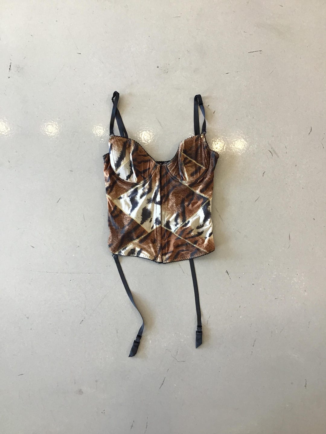 Cavalli Tiger Front-clasp Corset - Etsy