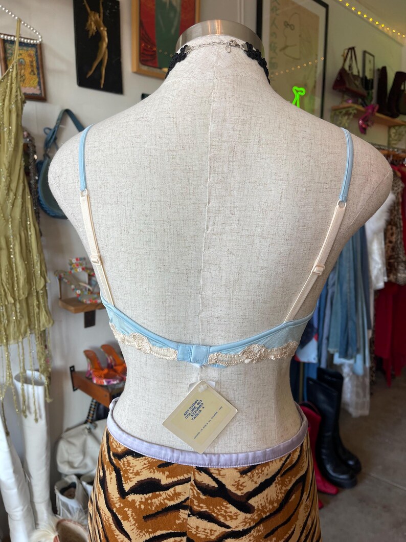 La Perla Baby Blue Balconette Bra - Etsy Australia