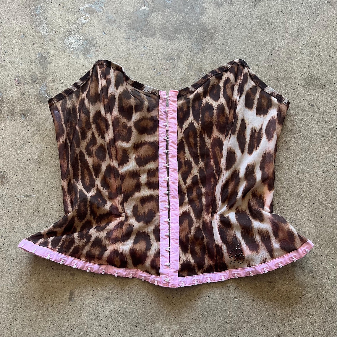 Blumarine Leopard Print Corset NWT - Etsy