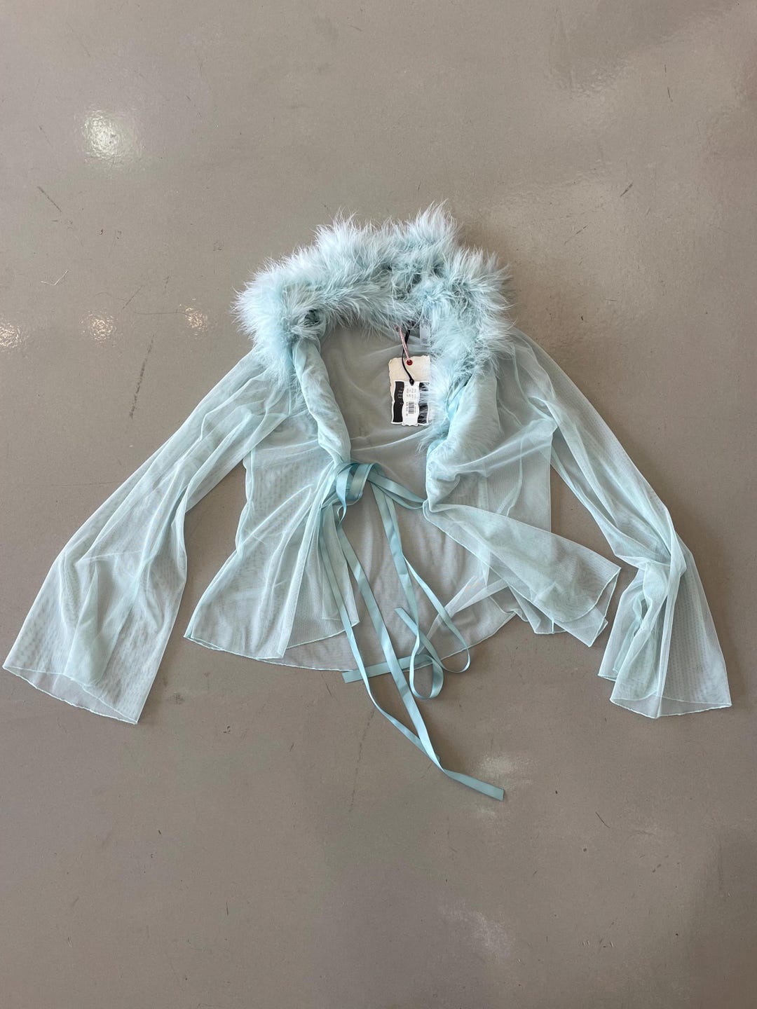 Chantal Thomass Victoria's Secret Blue Fur Overlay Piece - Etsy