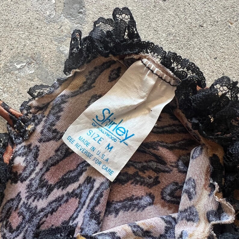 Leopard Print Corset Top With Lace Ruffle Trim - Etsy