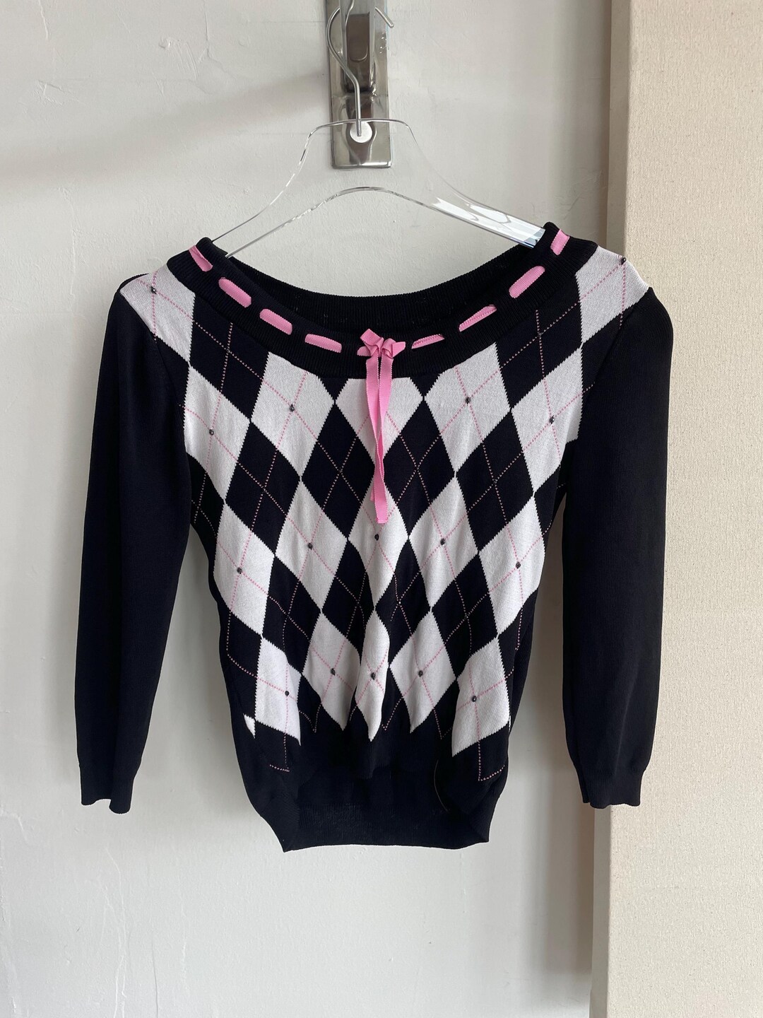 Joseph A Argyle Sweater - Etsy