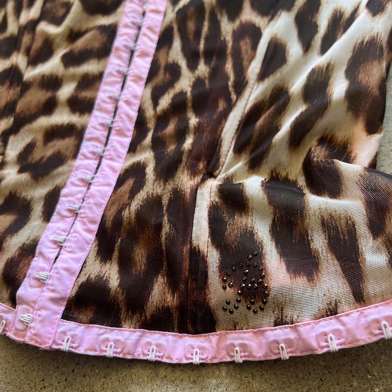 Blumarine Leopard Print Corset NWT - Etsy