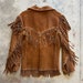 1970s Beaded Fringe Suede Jacket - Etsy