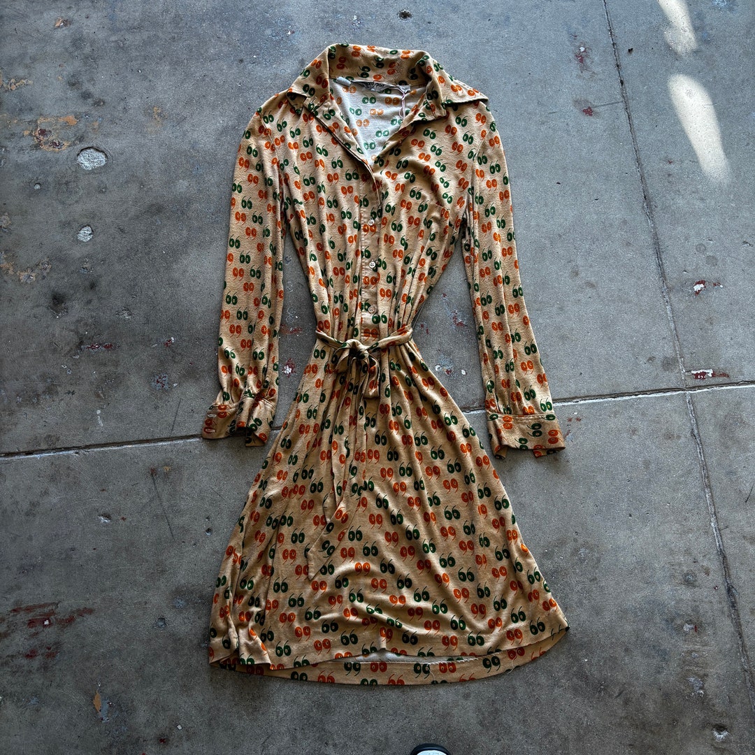 Vintage 1960s Bayard Sport Quotation Dress - Etsy