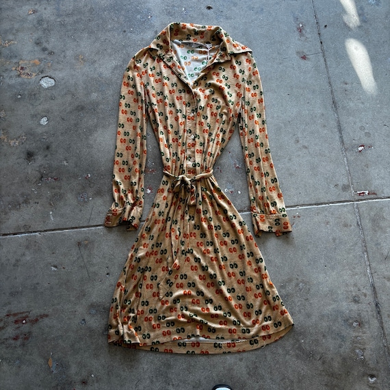 Vintage 1960s Bayard Sport Quotation Dress - Gem