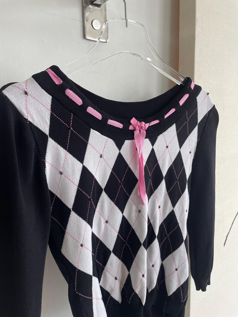 Joseph A Argyle Sweater - Etsy