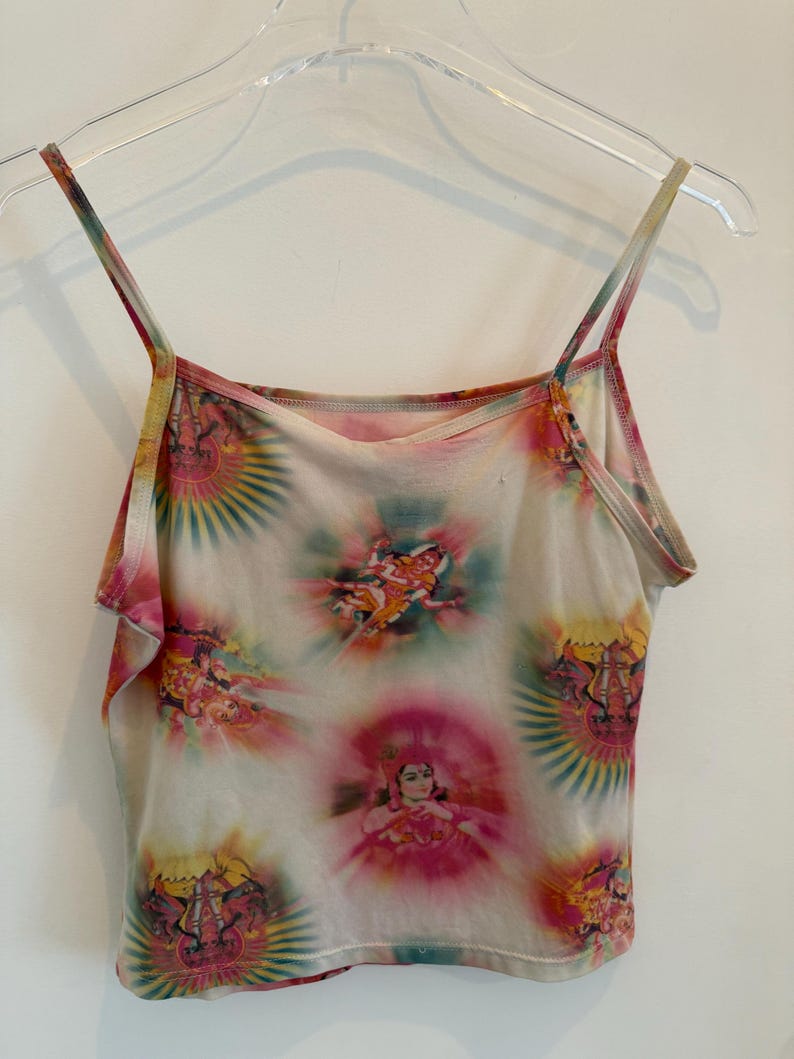 90s Hindu Gods Print Tank Top - Etsy