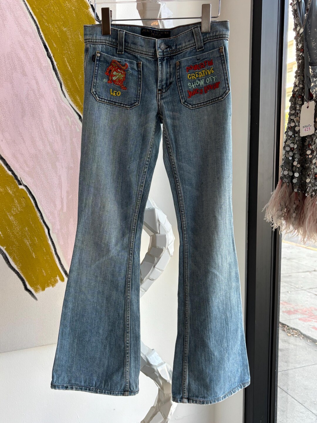 Juicy Couture Leo Flared Jeans - Etsy