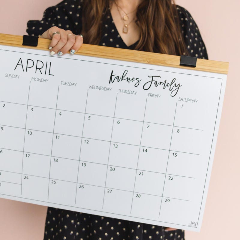 Block Calendar - Etsy