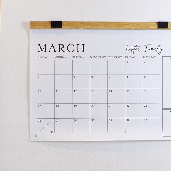 2024 Wall Planner 2024 Wall Calendar at a Glance Year Planner Monthly ...