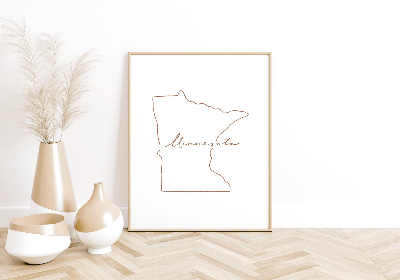 Minnesota State Outline Print, Minneapolis Decor, Saint Paul Minnesota ...