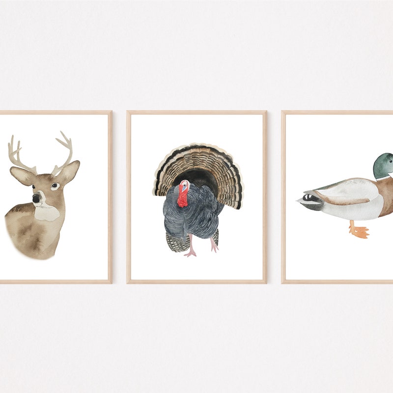 Hunting Prints - Etsy