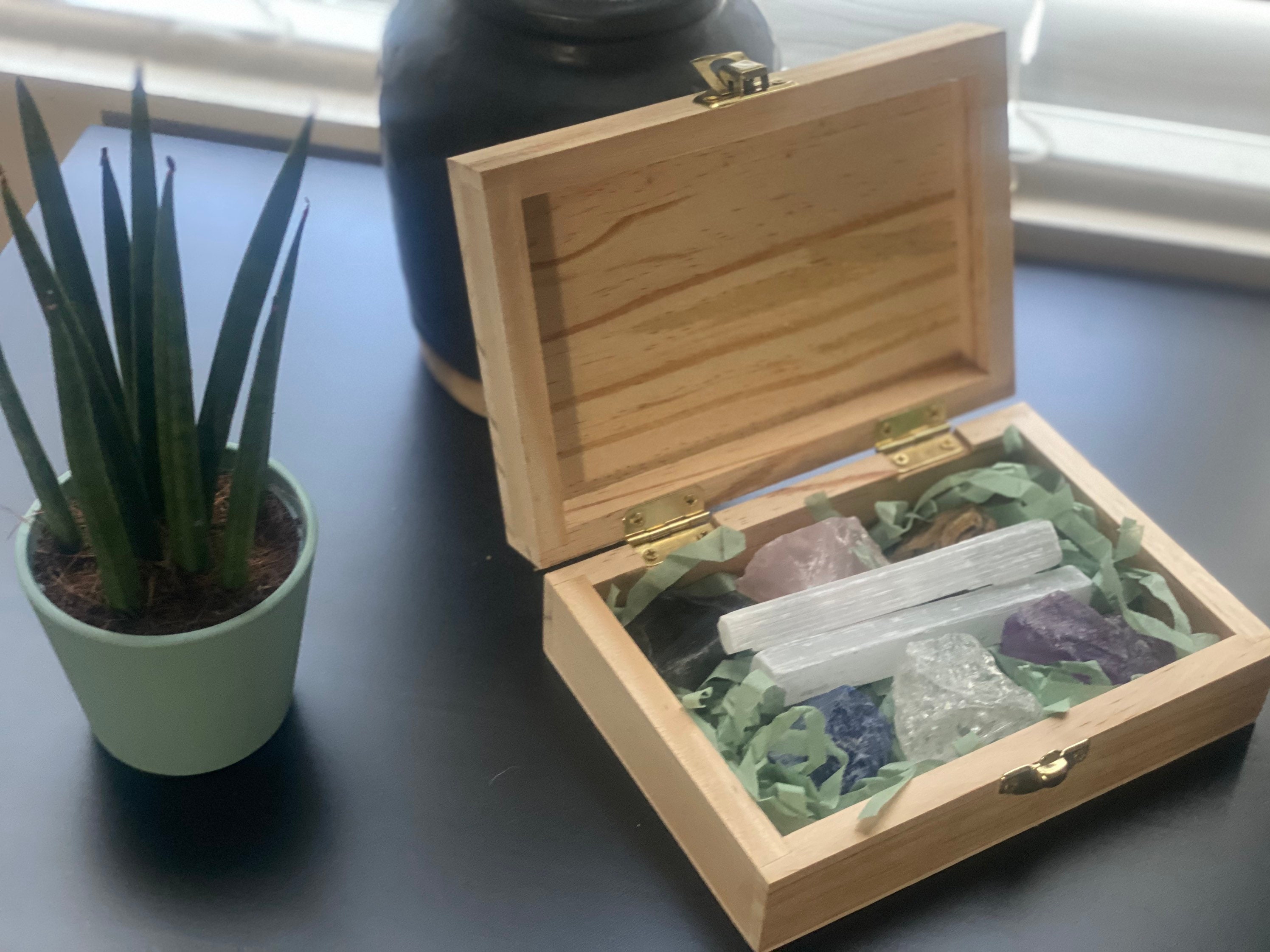 7 Piece Reiki Infused Crystal Kit - Etsy