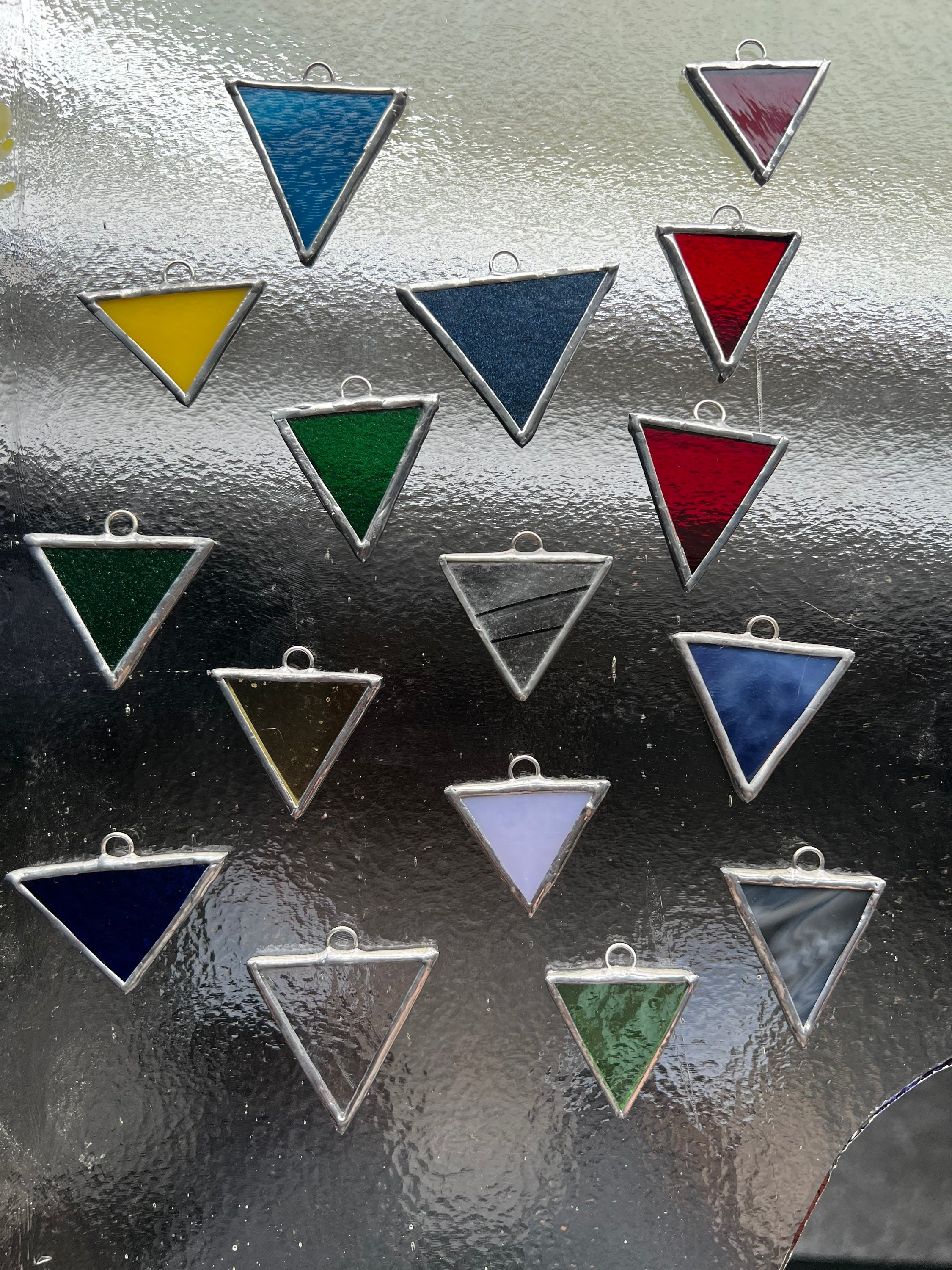 Triangle Shard Pendant - Etsy