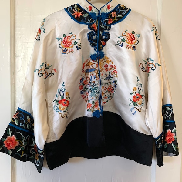 Chinese Silk Jacket - Etsy