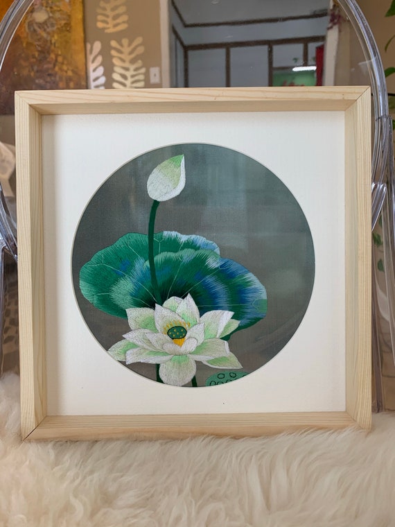 Collectibles Chinese souvenirs\u3002 Embroidery set double-sided ...