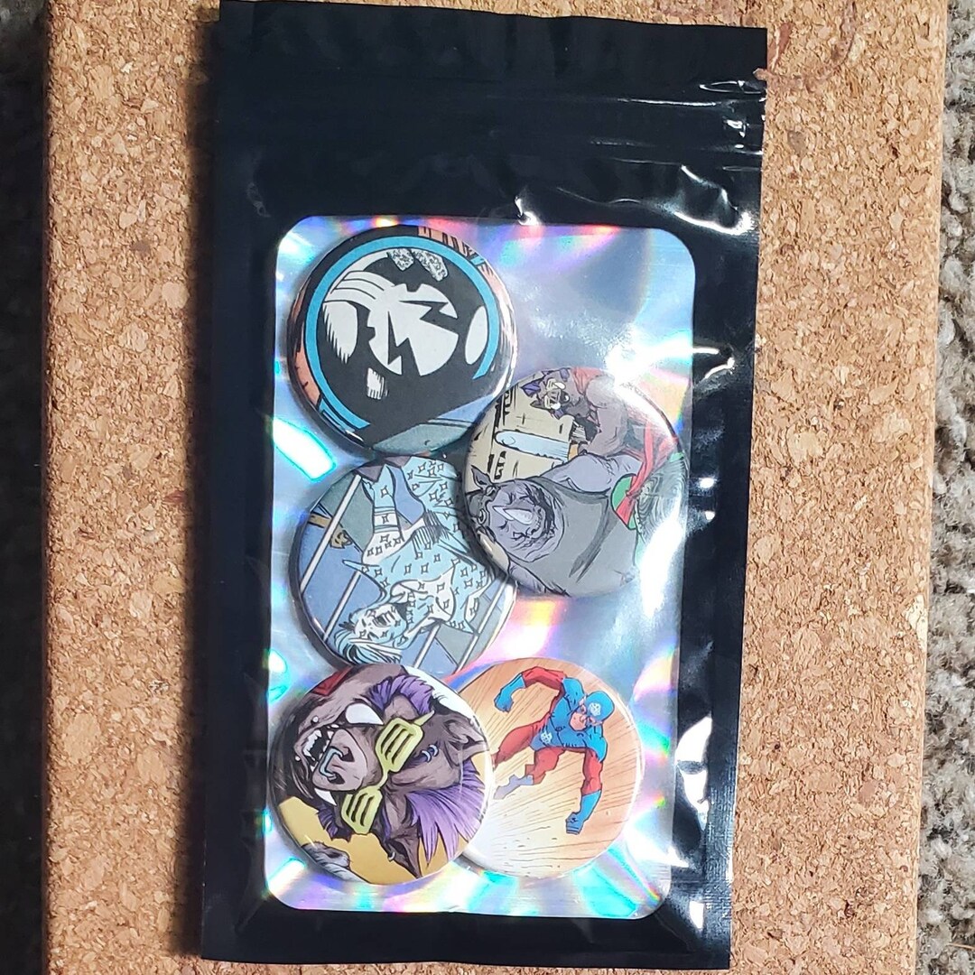 Comic Book Buttons - Etsy