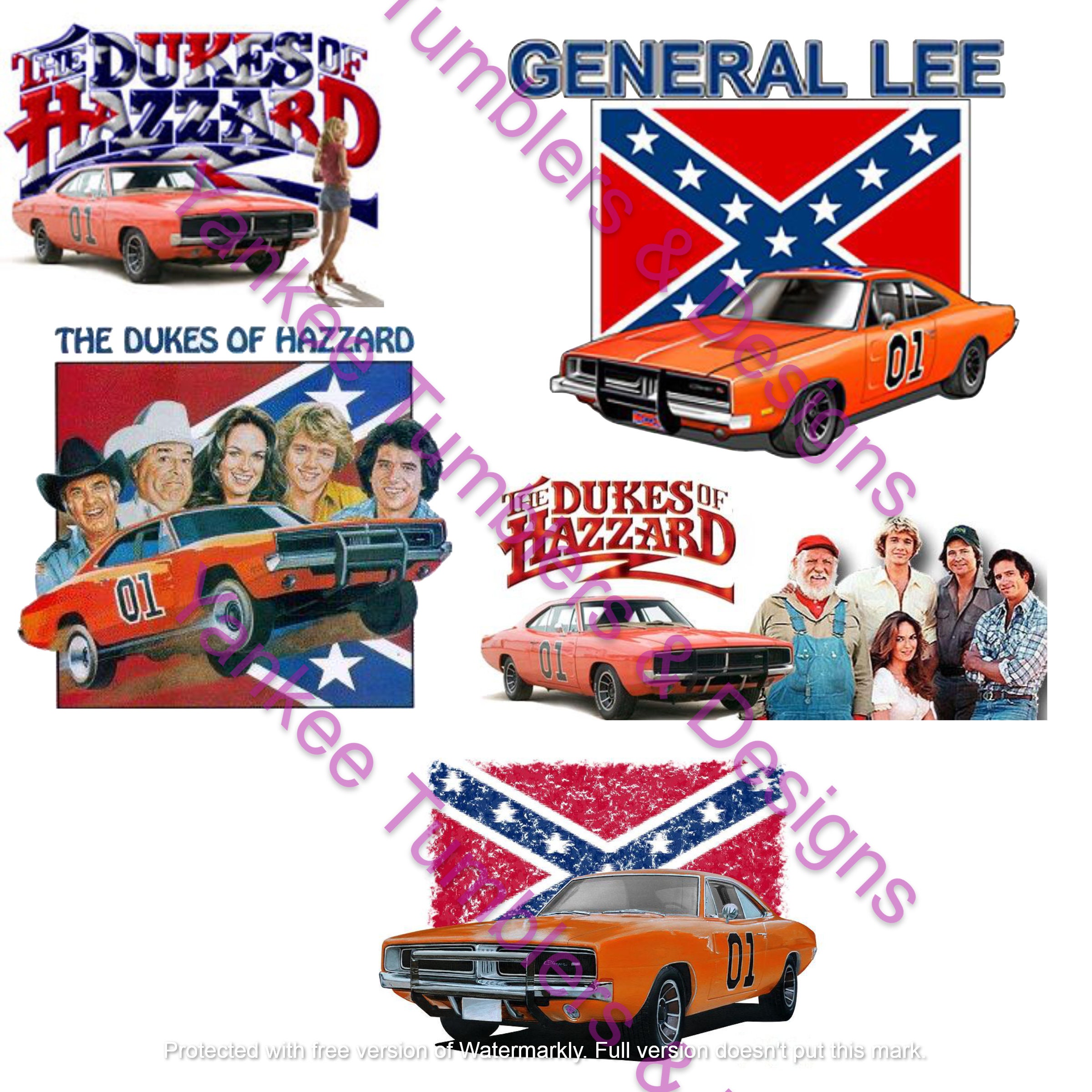 The Dukes of Hazzard images with General Lee and cast PNG | Etsy