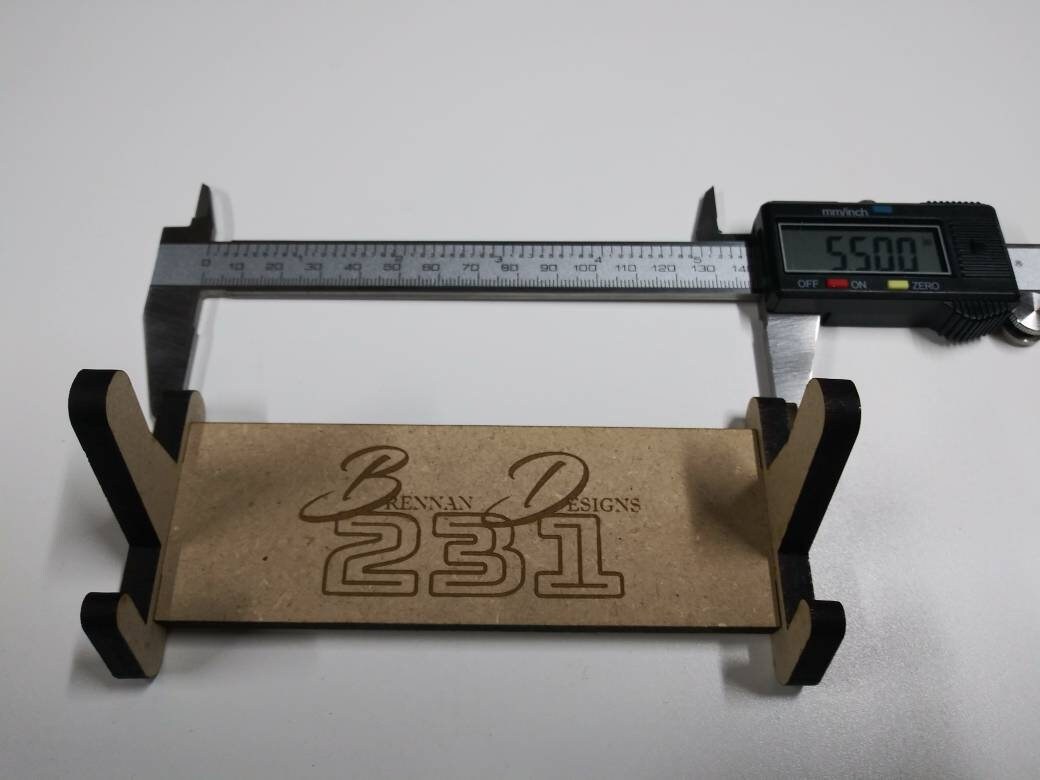 Simple Horizontal Cell Phone Stand SVG / PDF Cut File for Glowforge - 5 ...