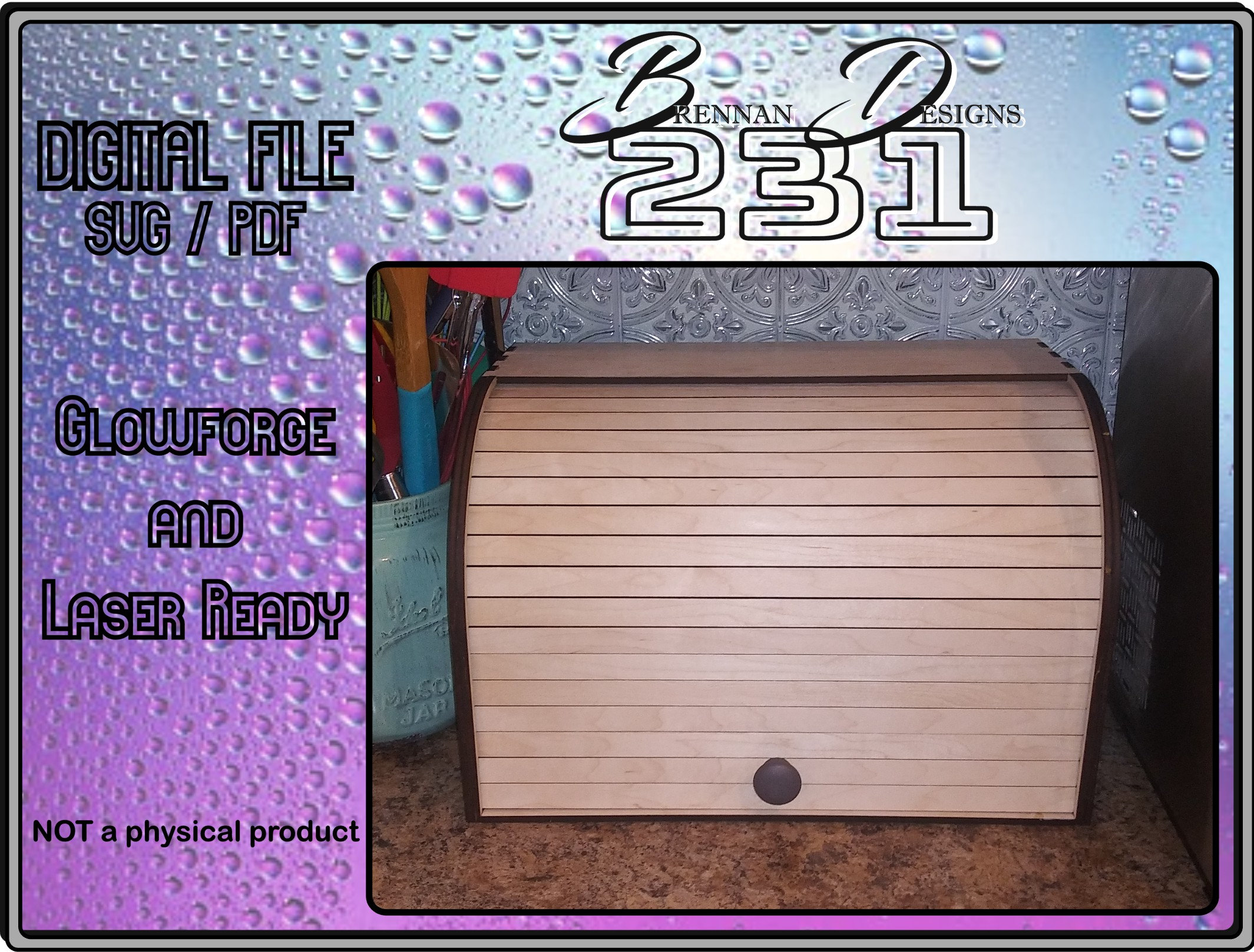 Multi-loaf Bread Box SVG / PDF Cut File for Laser - Glowforge - Etsy