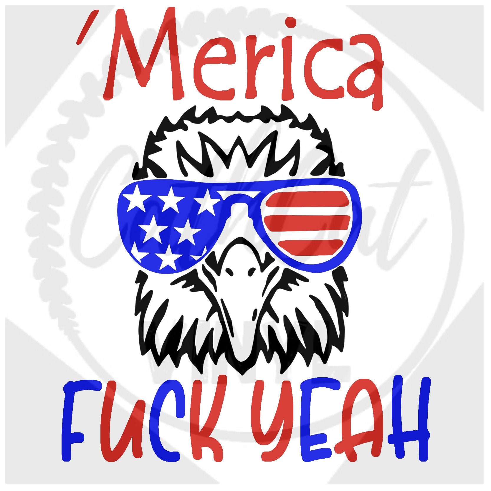 America Fuk Yeah Eagle 4th Of July Red White And Blue Svg Etsy Uk