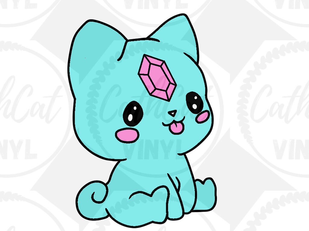 Colorful Alien Kitty From Outer Space, Svg,png,jpeg,dxf for Cricut ...