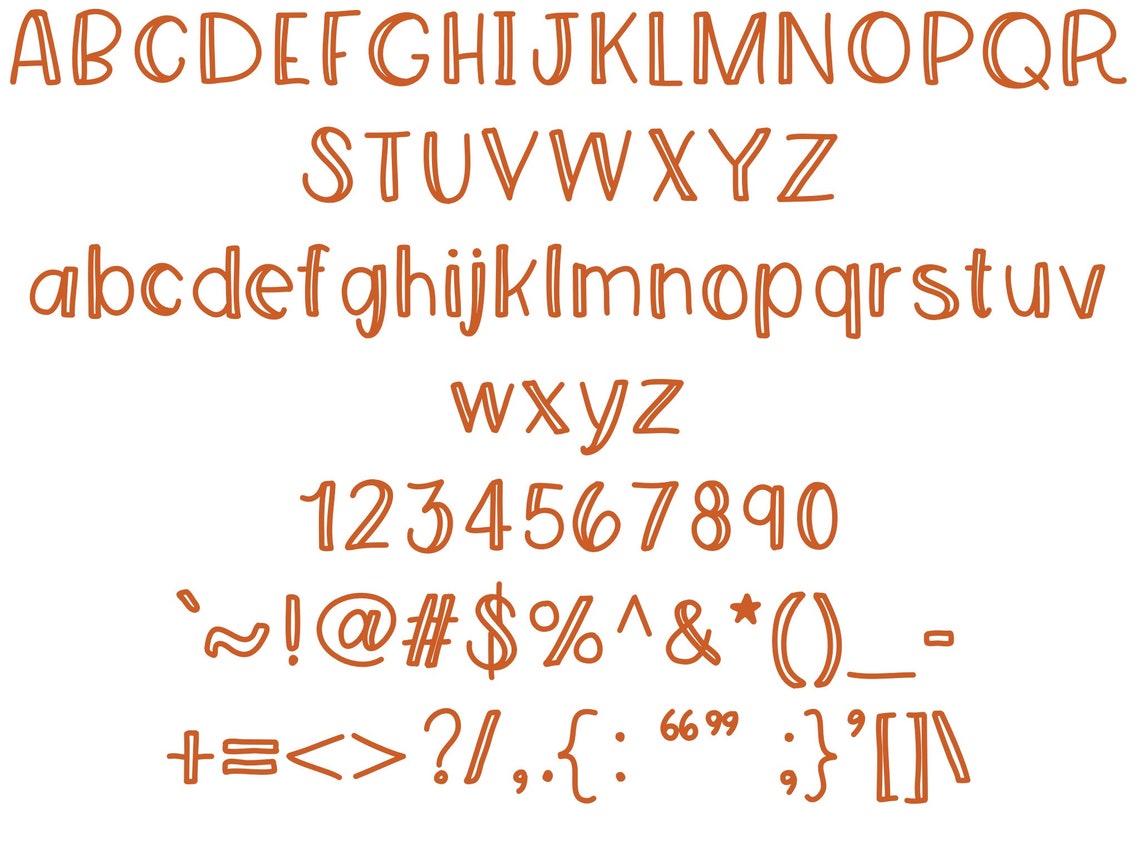 GERALDINE Handwritten Font Downloadable Instant Download - Etsy