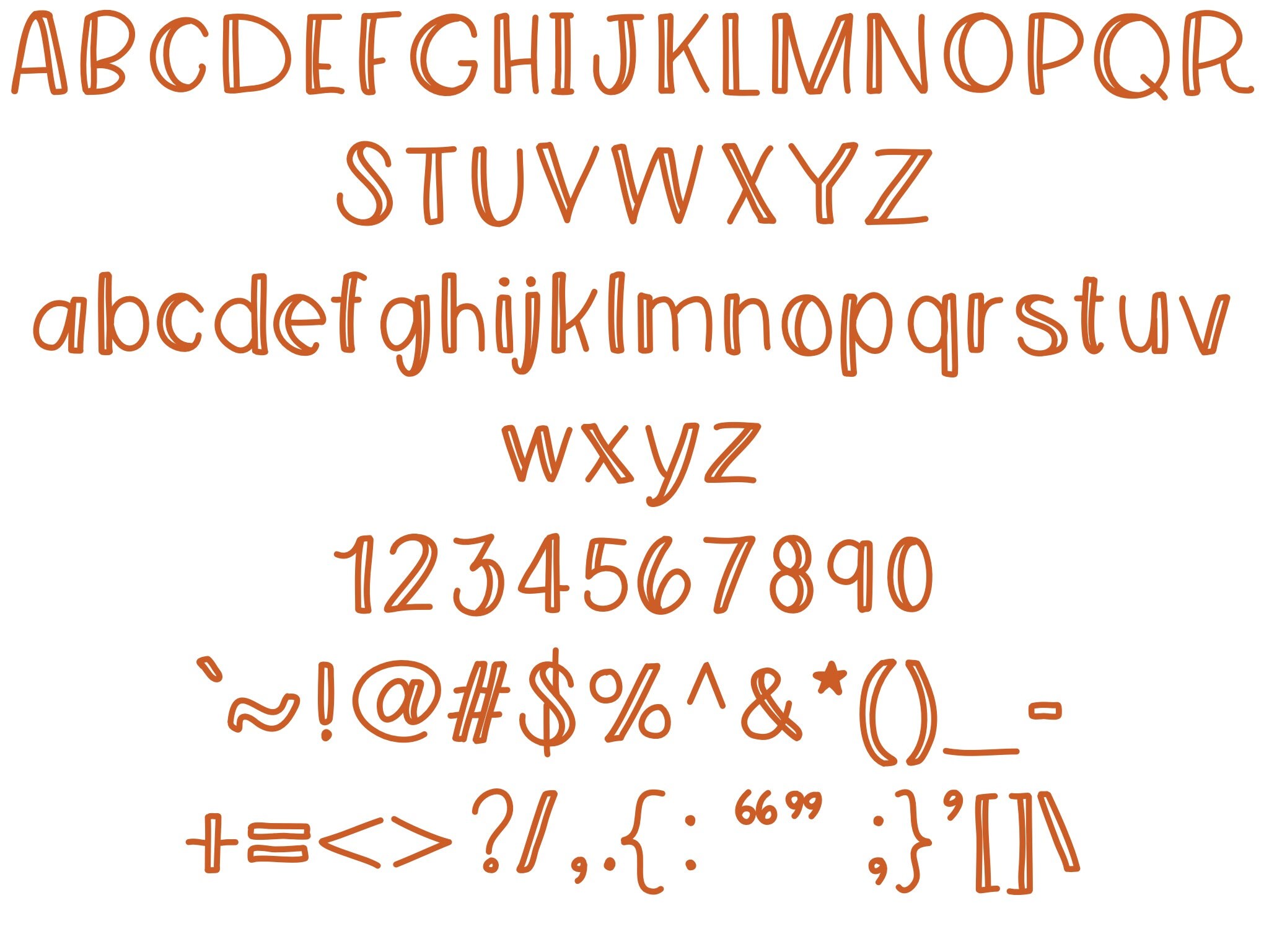 GERALDINE Handwritten Font Downloadable Instant Download Font - Etsy