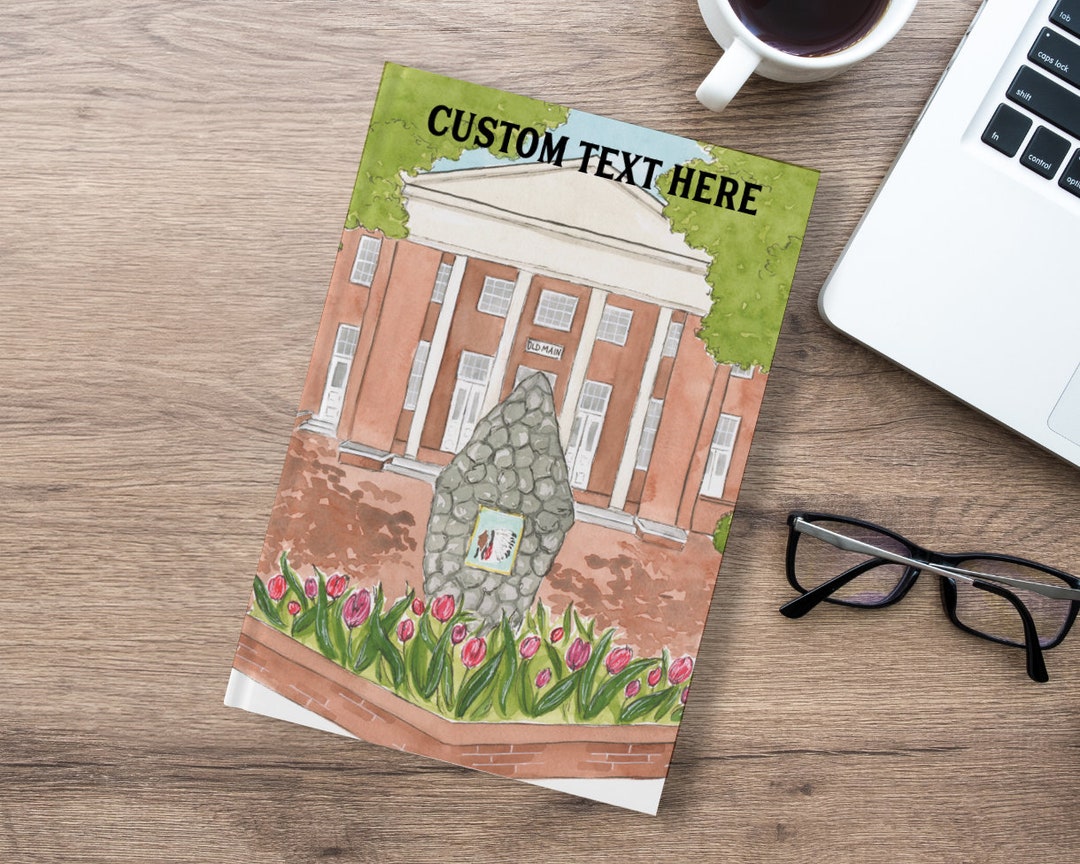 CUSTOM University Journal | Watercolor Painting Journal Cover - Etsy