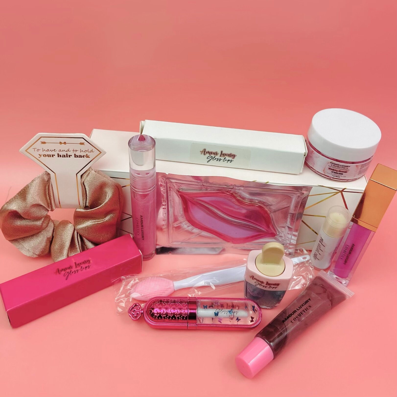 10 Pc Hydrating Lip Care Kit, Self Care Makeup Mystery Box for Women ...