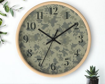 Wall Clock Military - Etsy