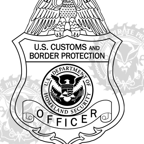 Customs Border Protection Badge - Etsy